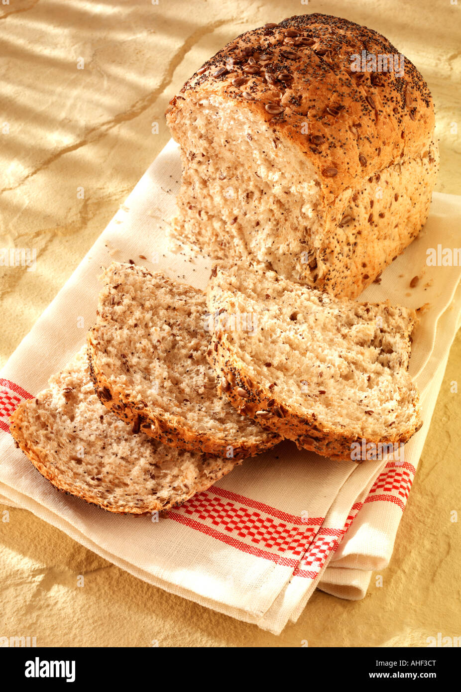 ORGANIC MULTISEED BREAD Stock Photo - Alamy