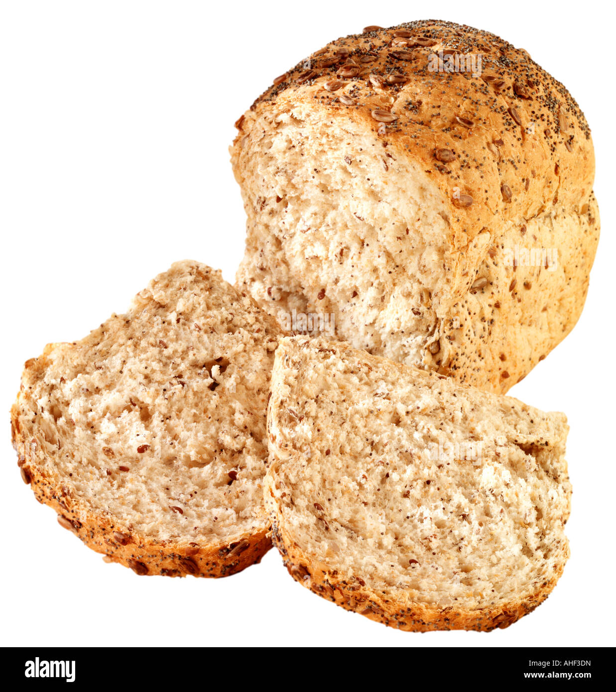 ORGANIC MULTISEED BREAD LOAF,CUT OUT Stock Photo - Alamy
