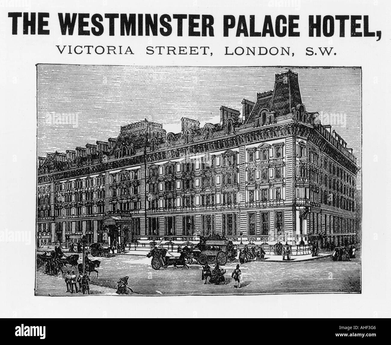 Westminster Palace Hotel Stock Photo - Alamy