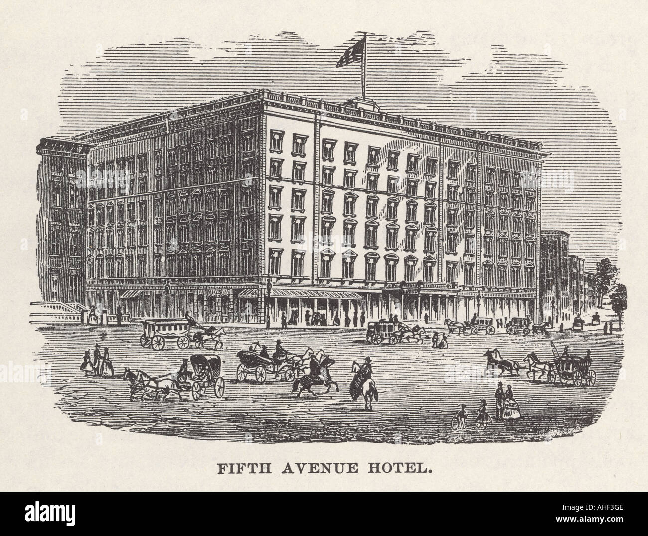 Fifth Avenue Hotel Ny Stock Photo - Alamy