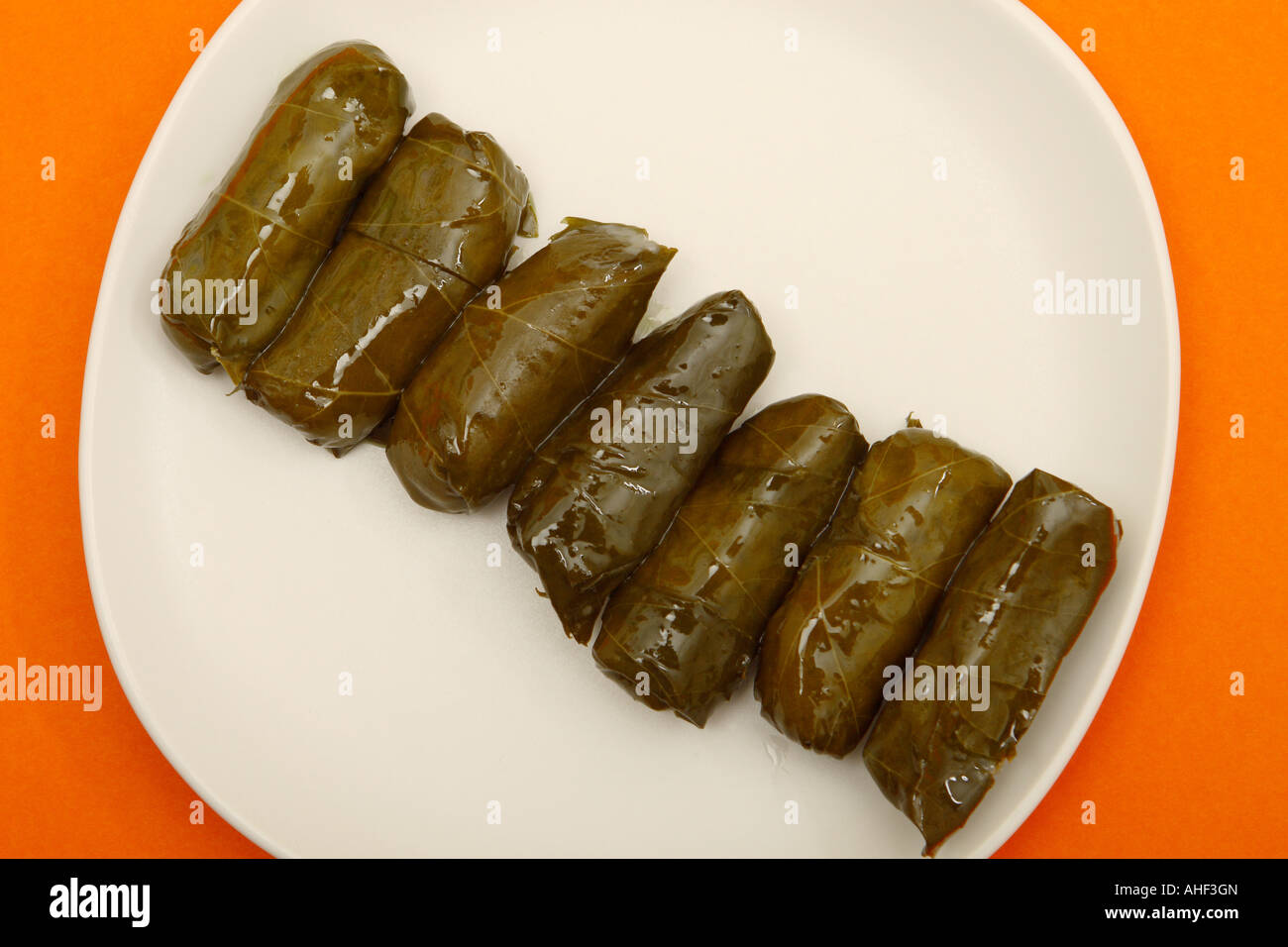Greek stuffed vine leaves hi-res stock photography and images - Alamy