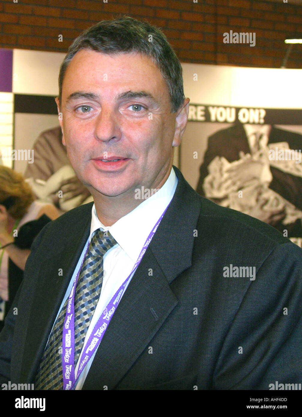 Dave Prentis General Secretary of UNISON Union Portrait Happy TUC ...