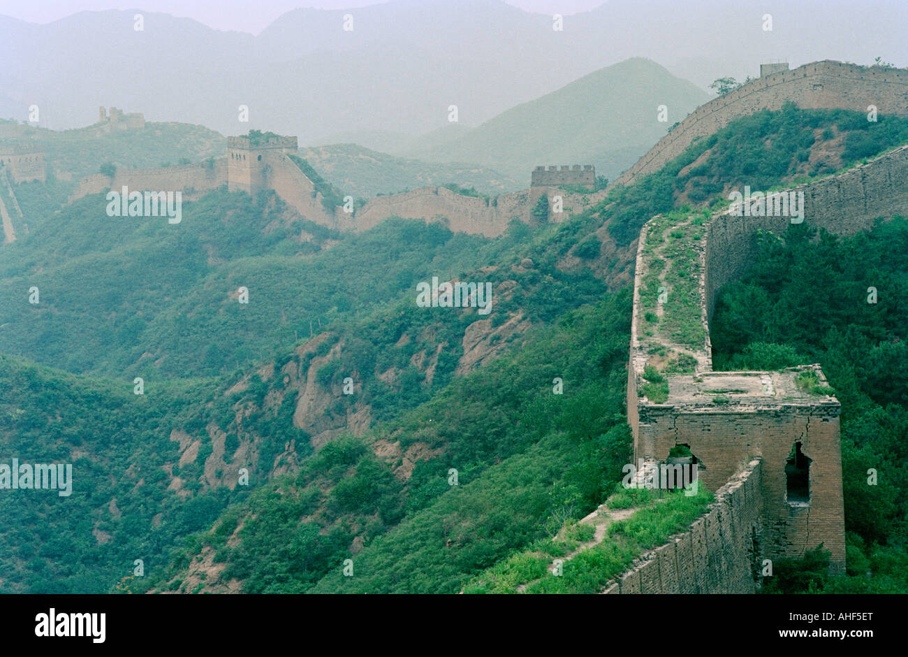 Asian Chinese World Travel. The Great Wall Of China in China in Asia ...