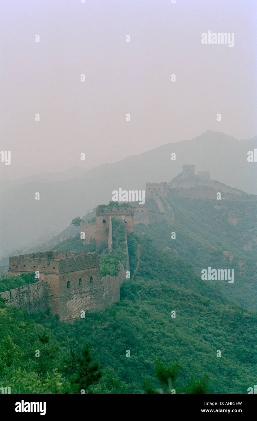 Asian Chinese World Travel. The Great Wall Of China in China in Asia ...