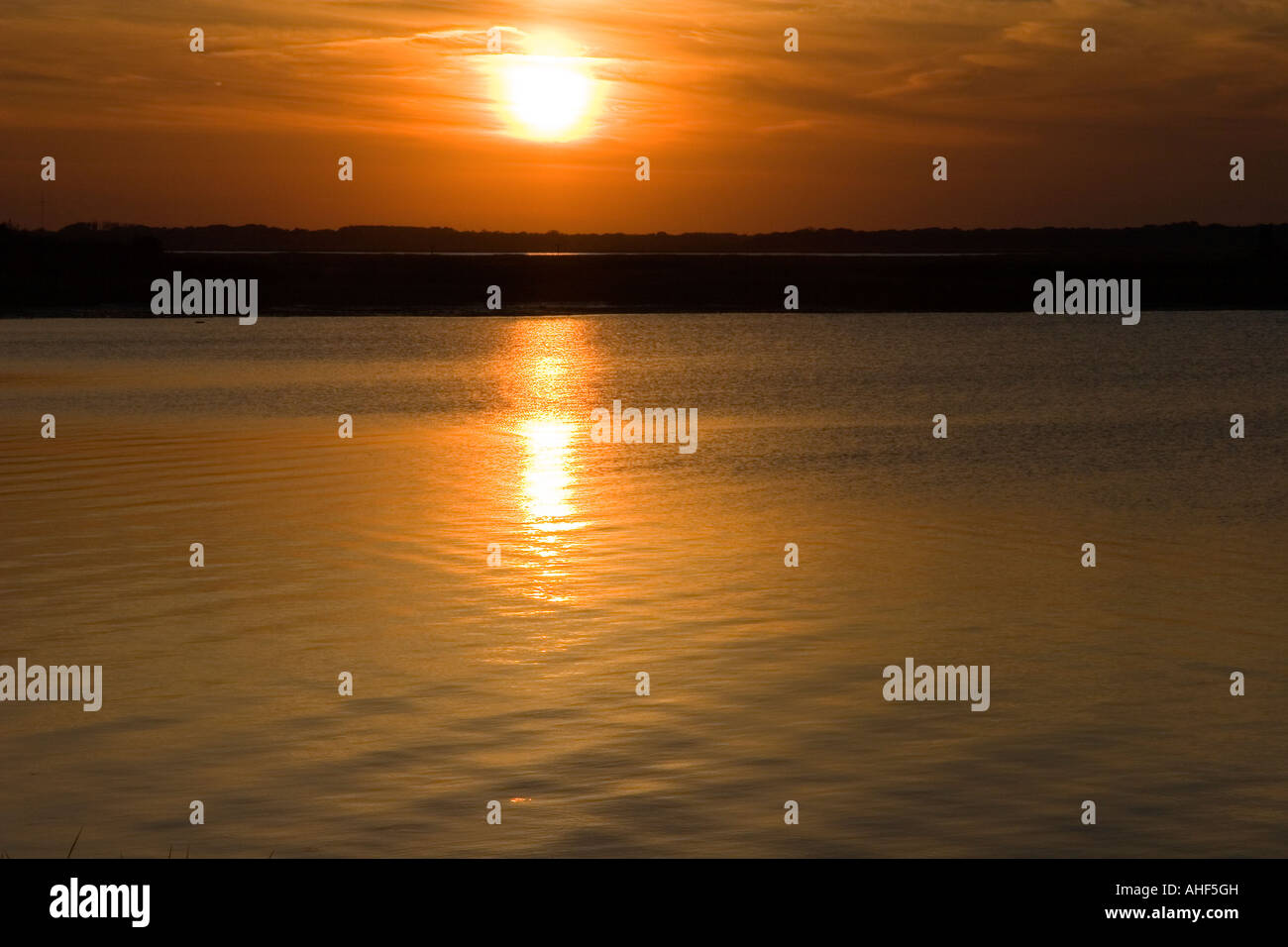Sunset sunset lake wildwood crest hi-res stock photography and images ...