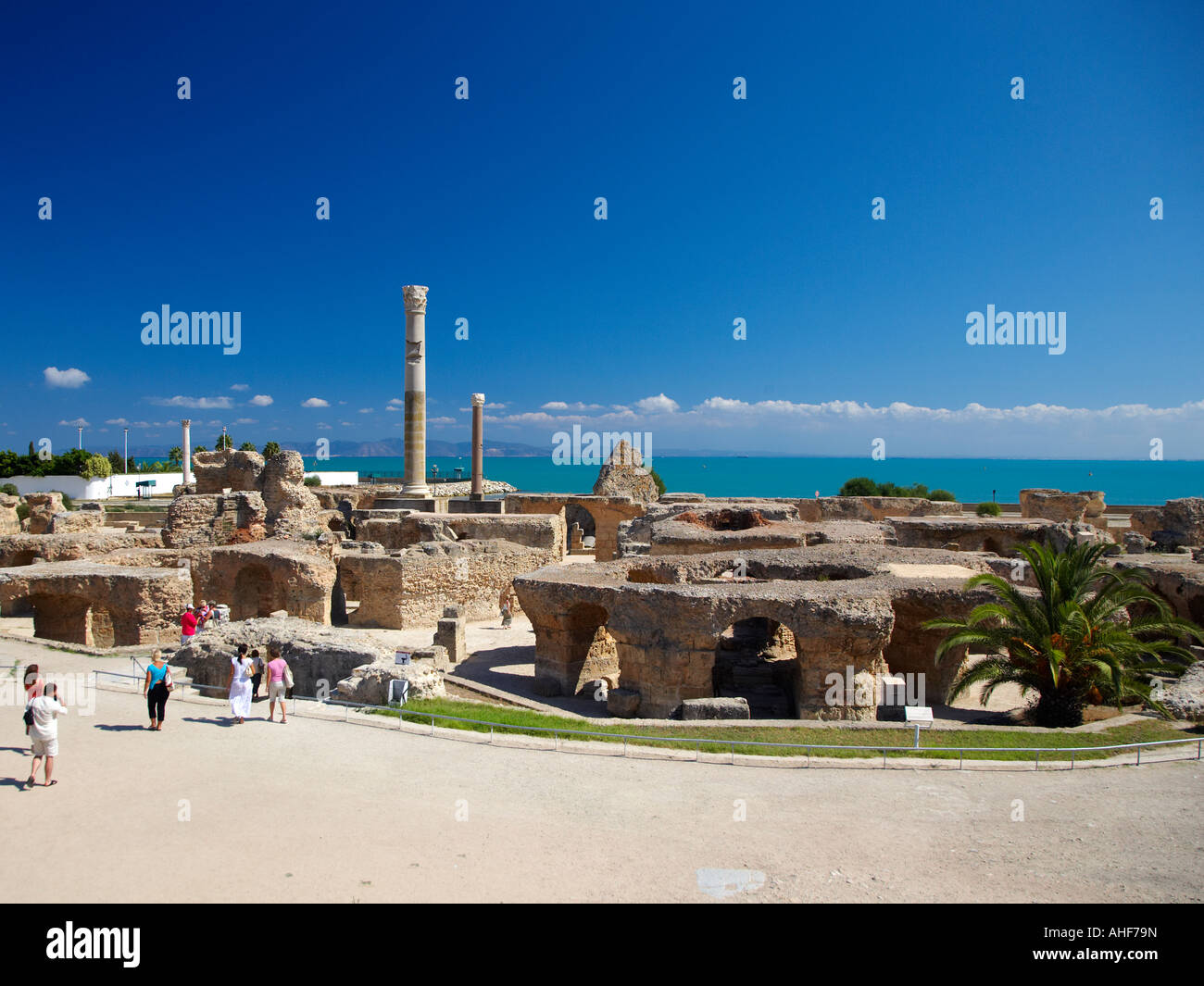 Antonine Baths, Carthage,Tunisia Stock Photo - Alamy