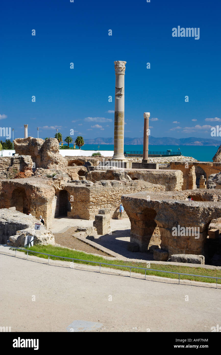 Antonine Baths, Carthage,Tunisia Stock Photo - Alamy