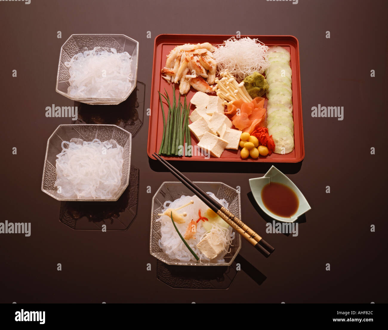 Japanese Noodle Display High Resolution Stock Photography and Images ...