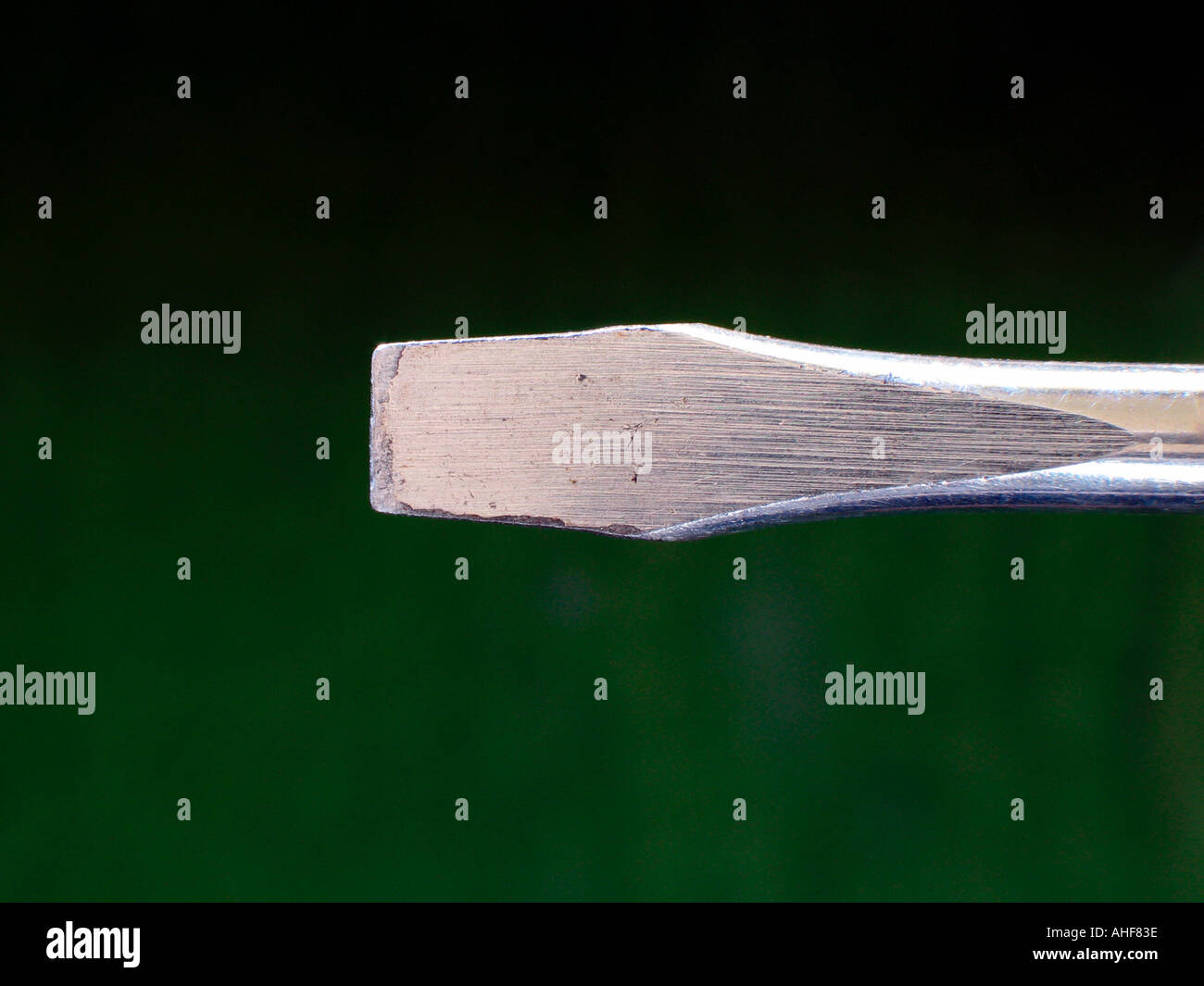 Used Worn out Screwdriver Tip End Stock Photo - Alamy