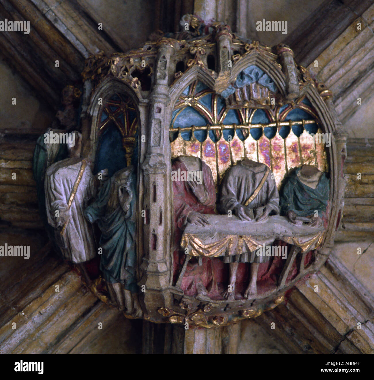 Medieval roof boss hi-res stock photography and images - Alamy