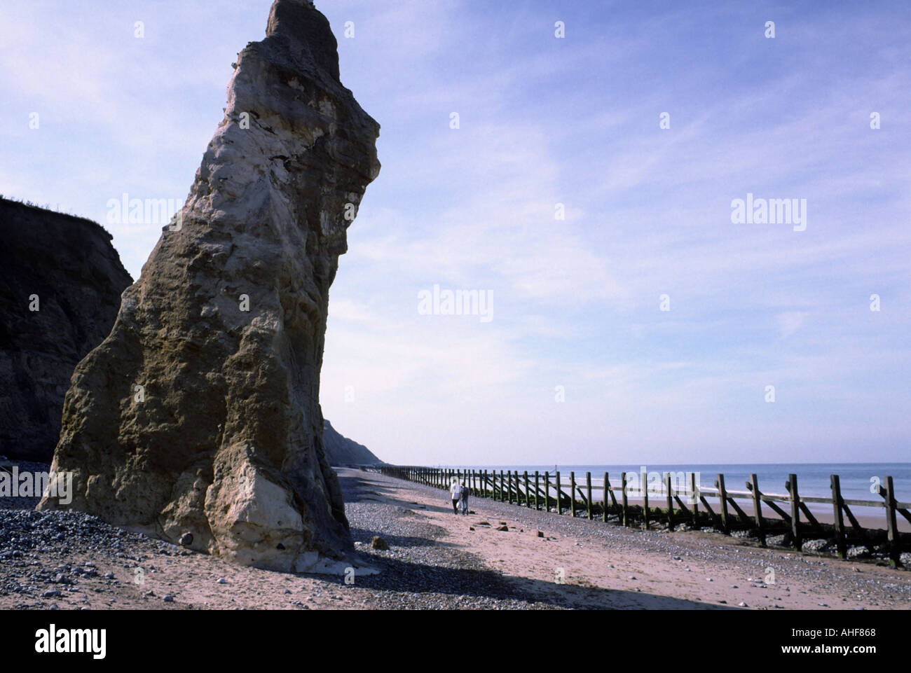 East runton beach erosion hi-res stock photography and images - Alamy