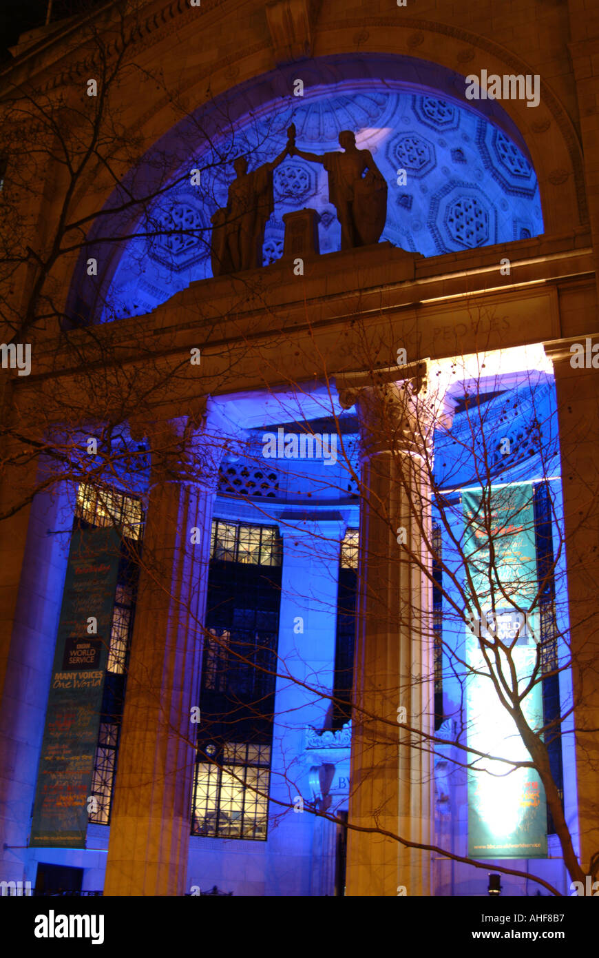 London Aldwych Bush House home of the BBC World Service Stock Photo - Alamy