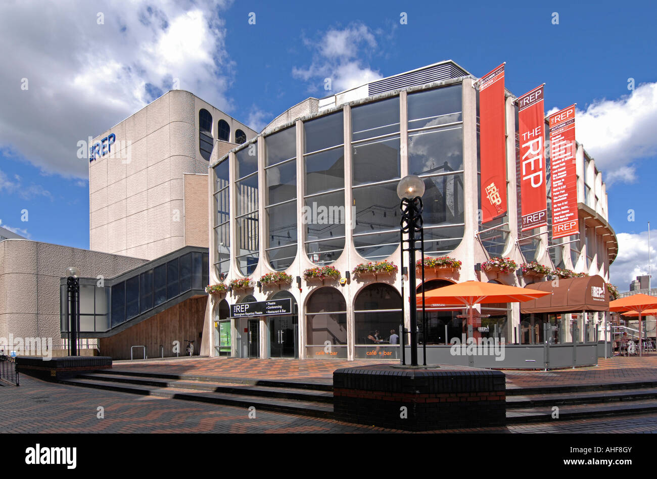 The Rep Bar, Centenary Square, Broad St, Birmingham Stock Photo - Alamy