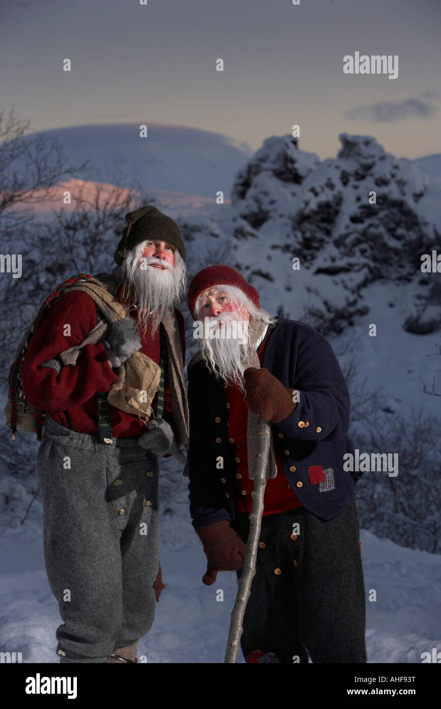 Yule lads Santa Claus Stock Photo - Alamy