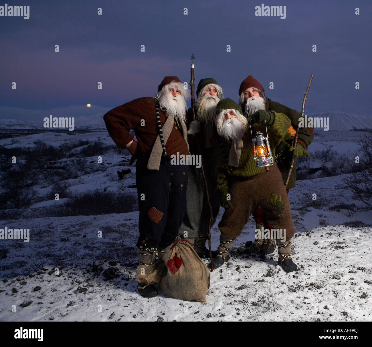 Moon santa claus hi-res stock photography and images - Alamy