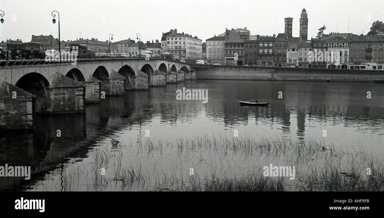 River at Macon France Stock Photo - Alamy