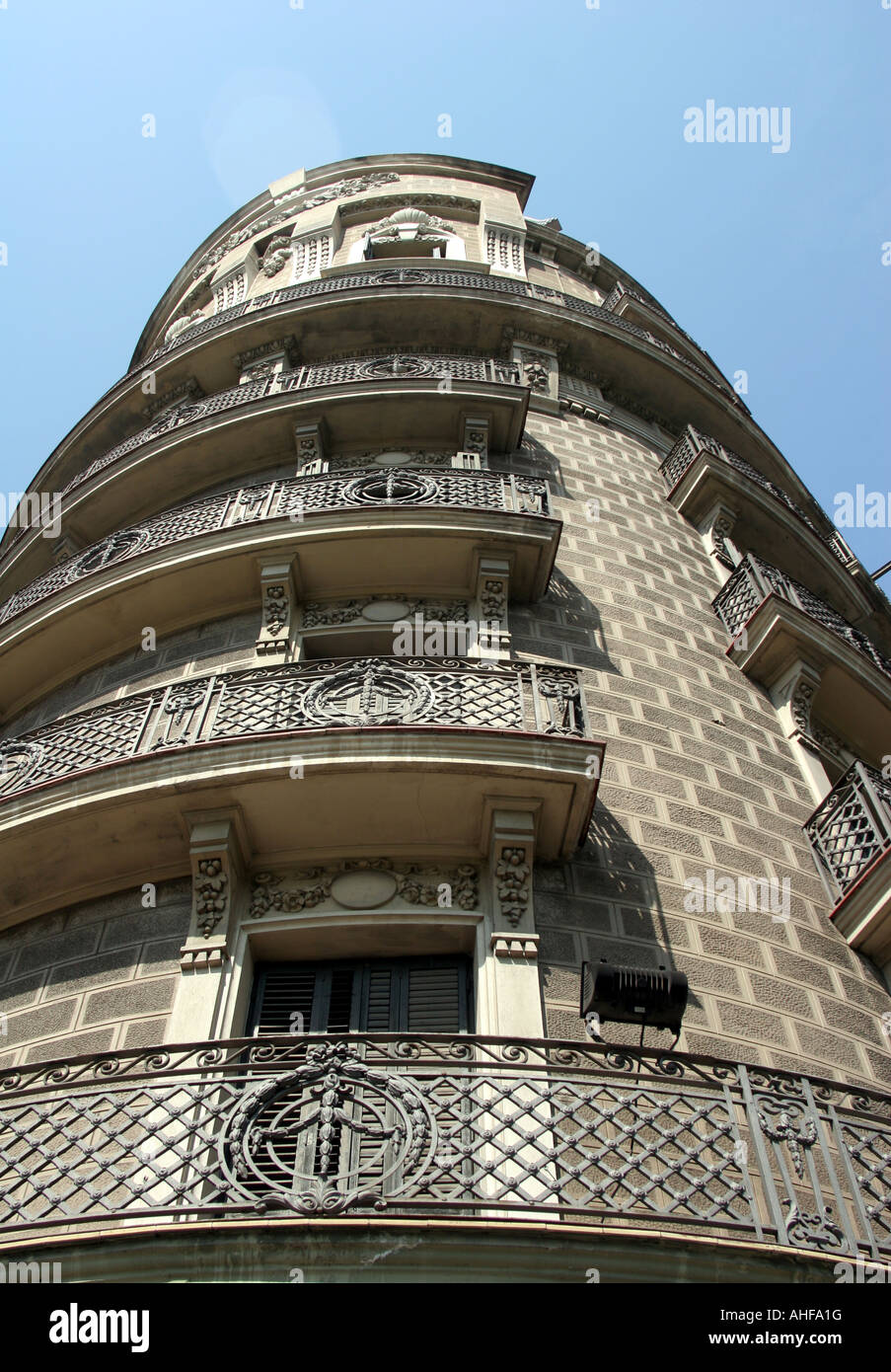 Barcelona is famous for its buildings. This one is in the centre of the ...