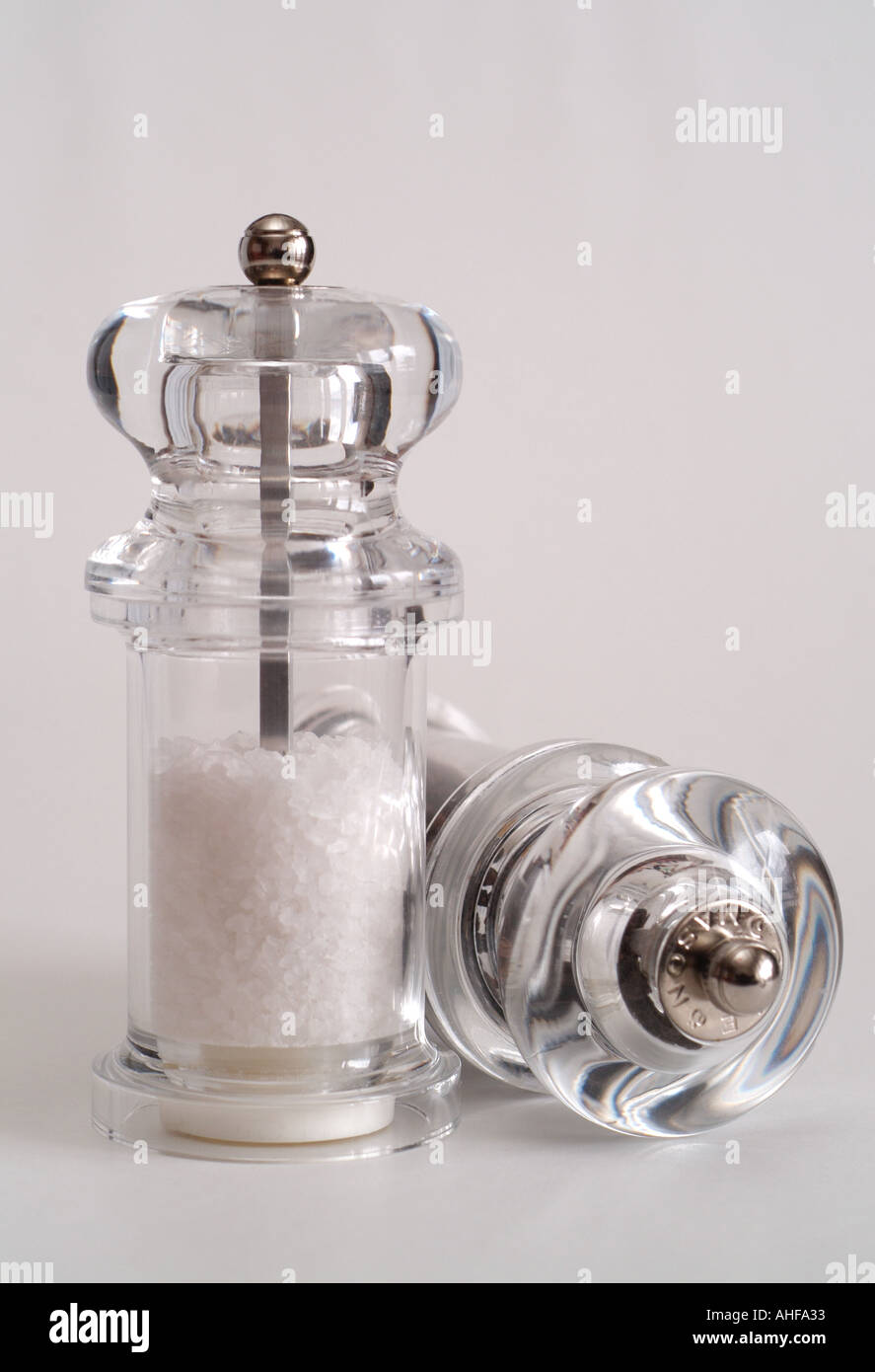 Salt and Pepper Cruet Set Stock Photo - Alamy