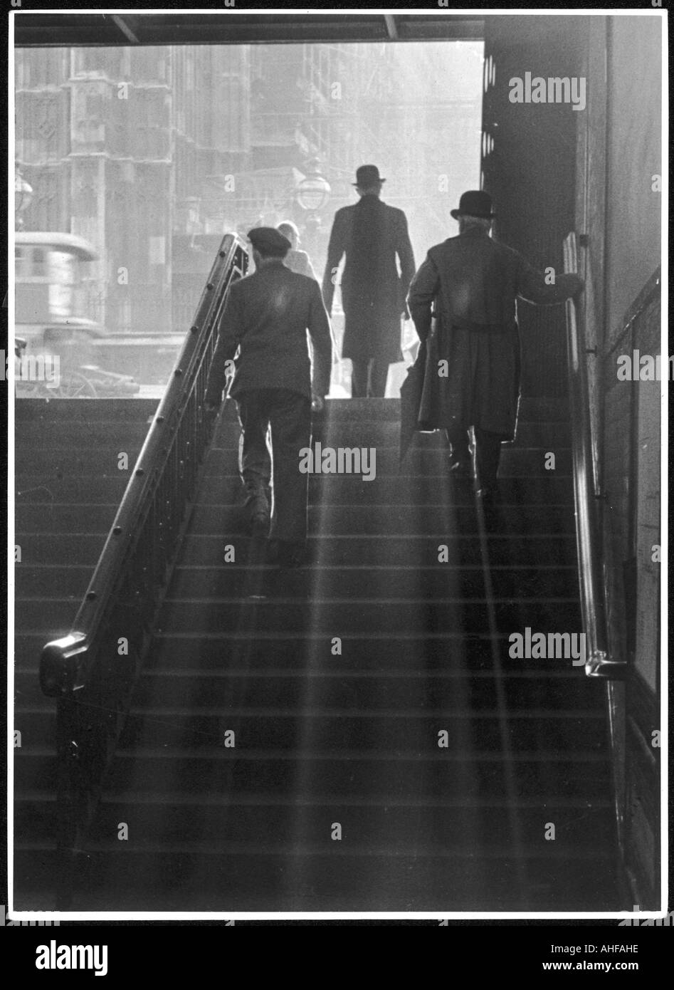 Westminster underground station Black and White Stock Photos & Images ...