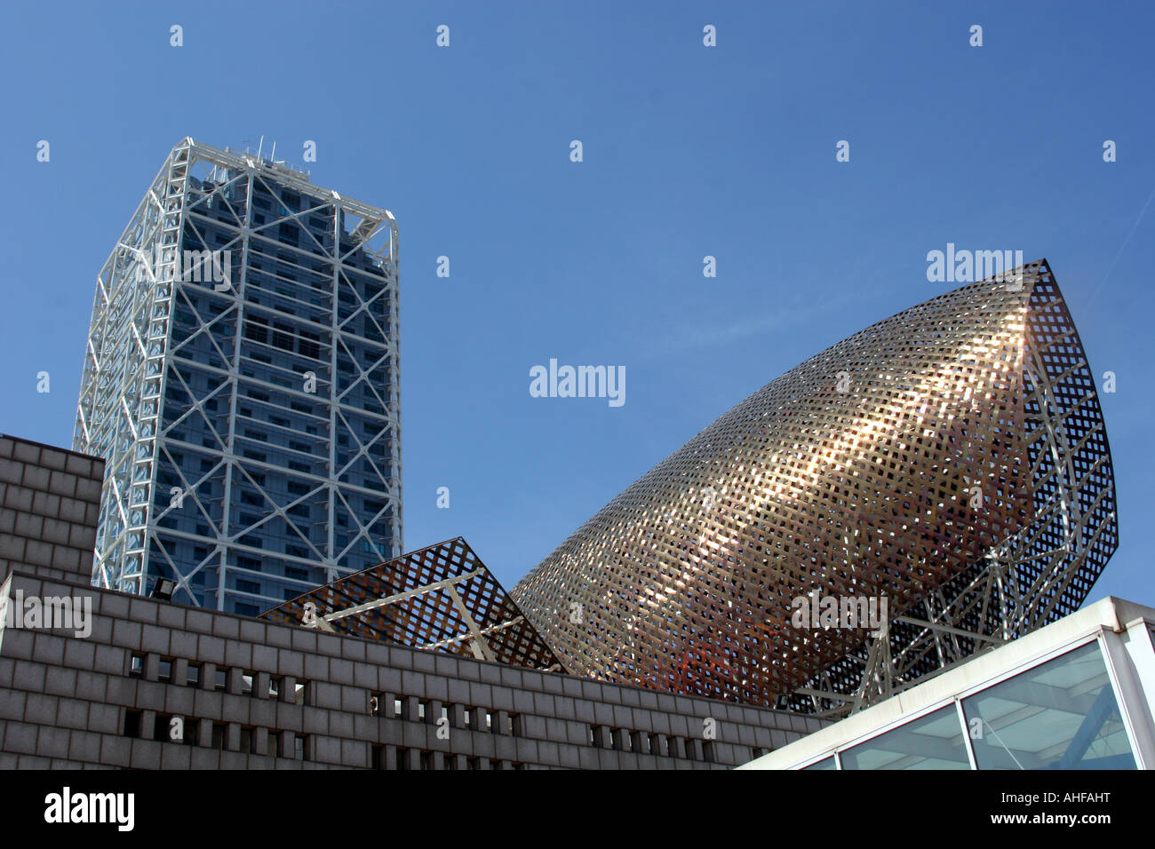 Torre Mapfre is a skyscraper in Barceloneta, the maritime neighborhood ...