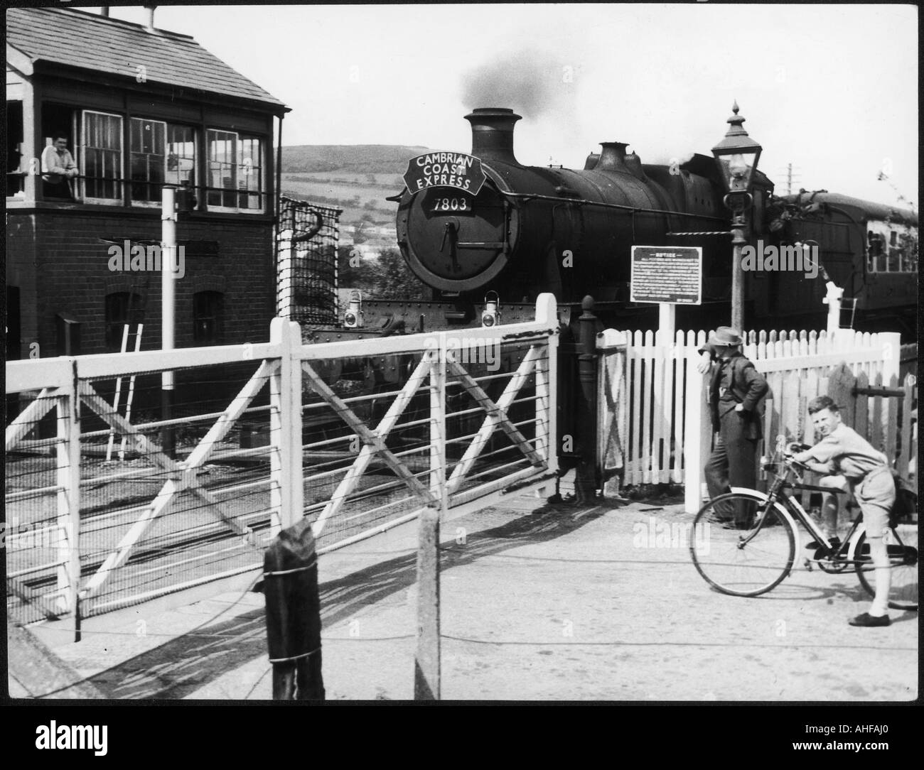 Cambrian train Black and White Stock Photos & Images - Alamy