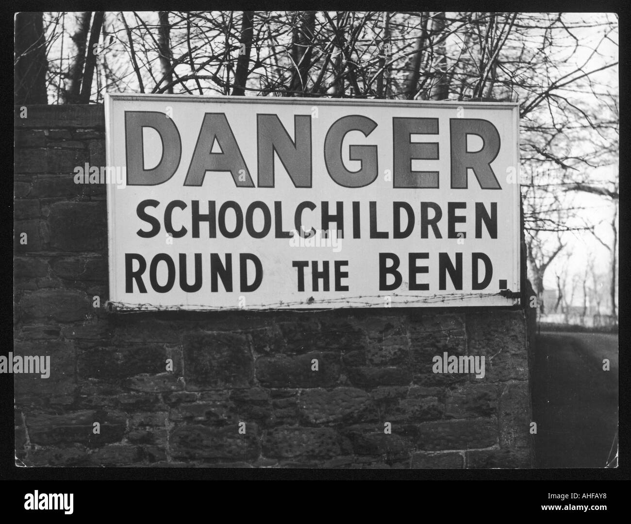 Signs danger Black and White Stock Photos & Images - Alamy