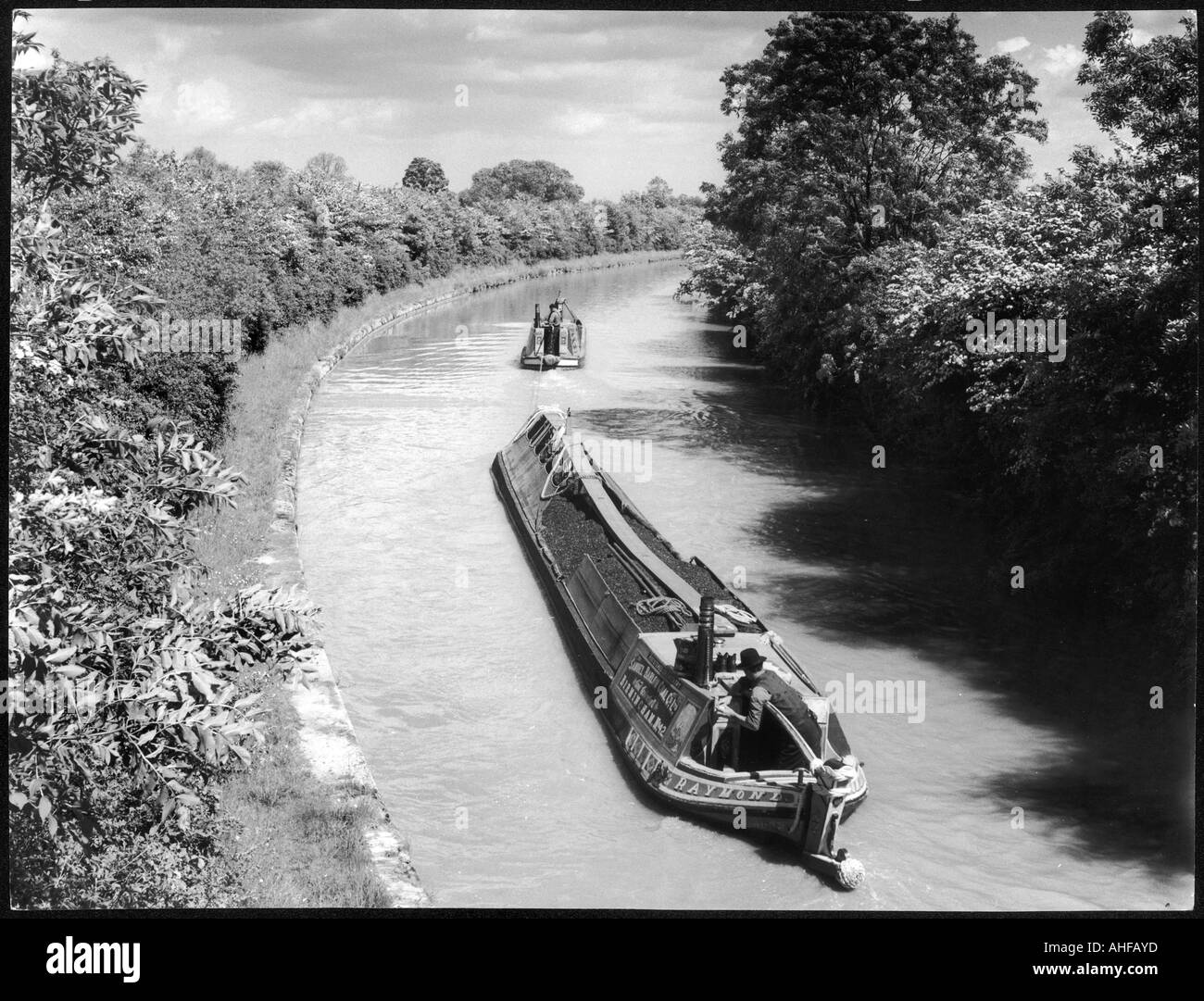 Spring canal Black and White Stock Photos & Images - Alamy