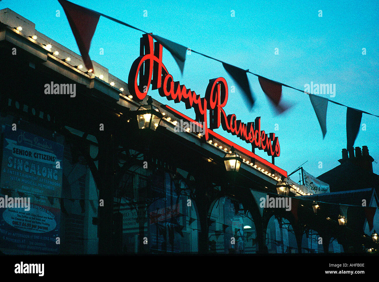 Harry ramsdens fish and chips shop hi-res stock photography and images ...