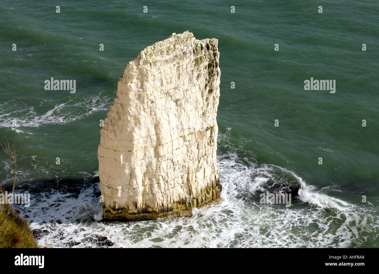 Chalk Rock Stack Dorset UK Stock Photo - Alamy
