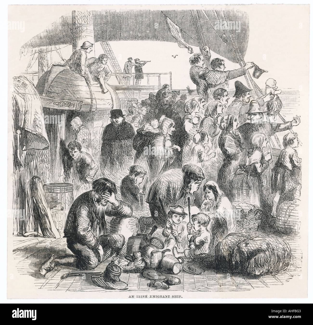 Irish emigrants hi-res stock photography and images - Alamy