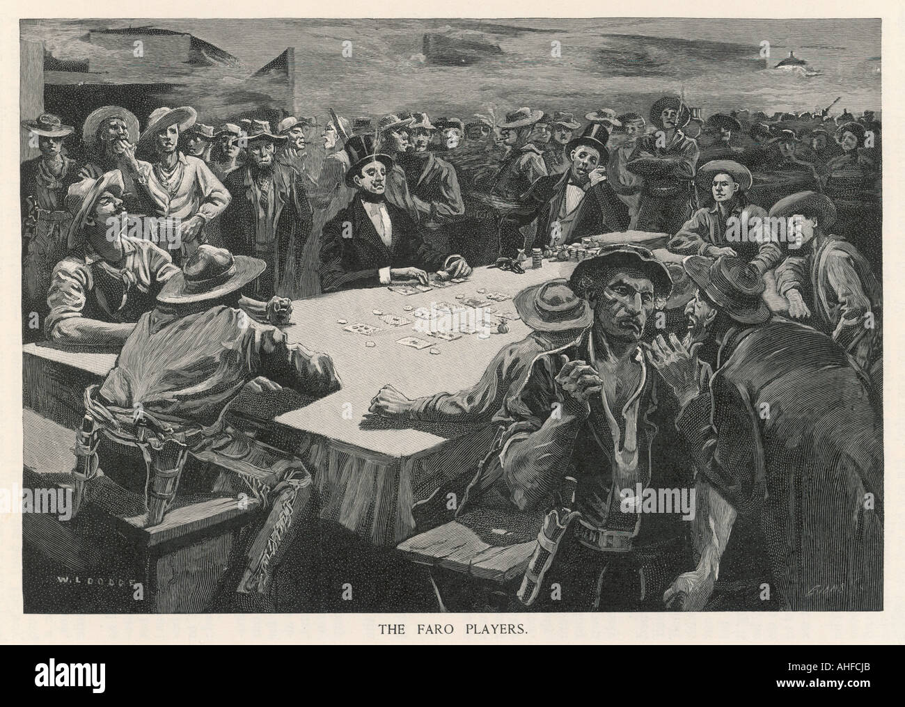 Game faro cards hi-res stock photography and images - Alamy