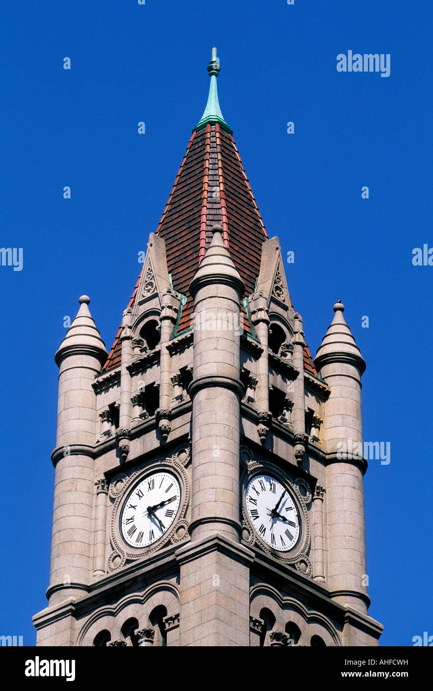 CLOCK TOWER ON LANDMARK CENTER (LATE 1800'S)), RICE PARK AREA OF ...