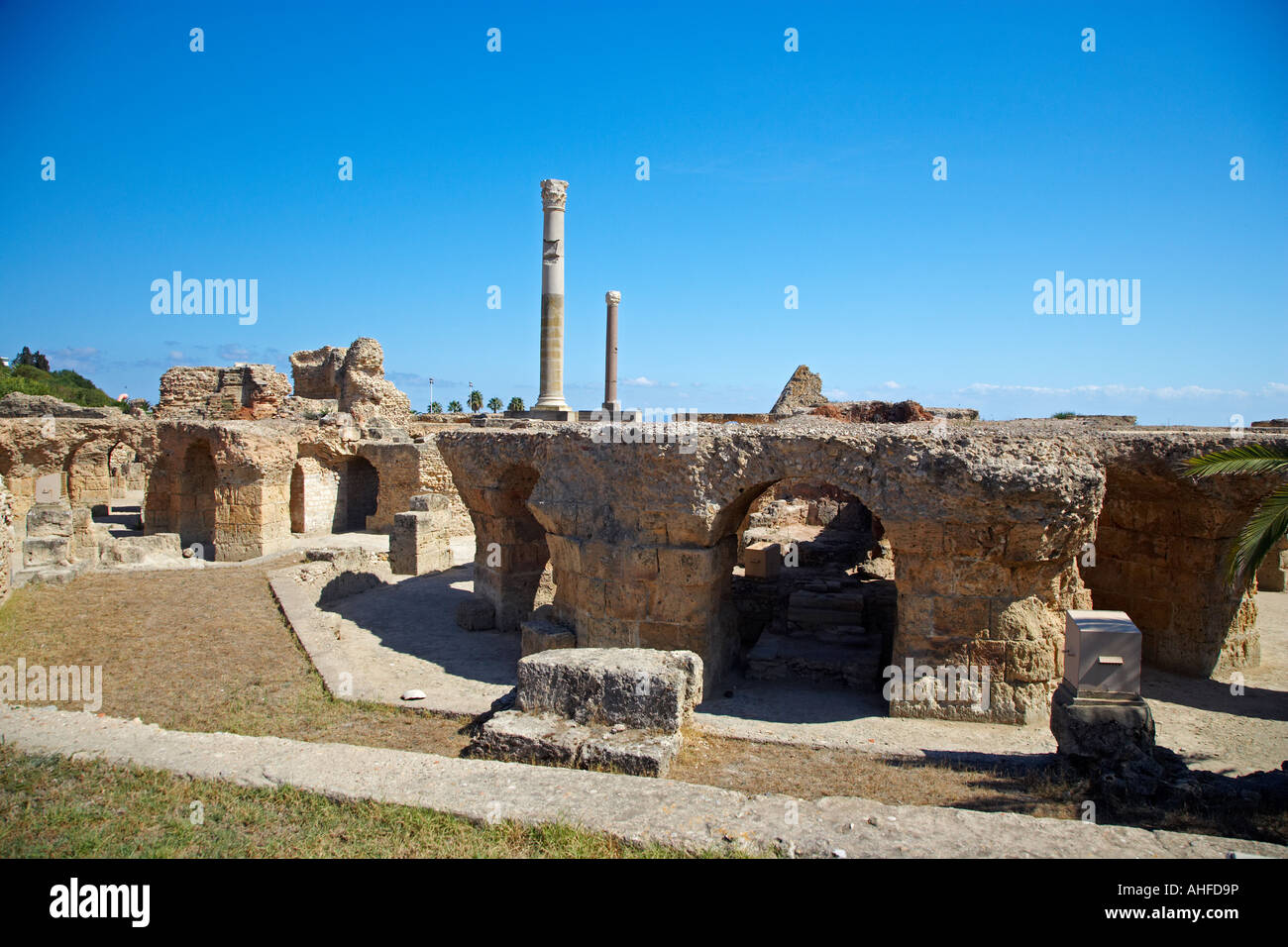 Antonine Baths, Carthage,Tunisia Stock Photo - Alamy