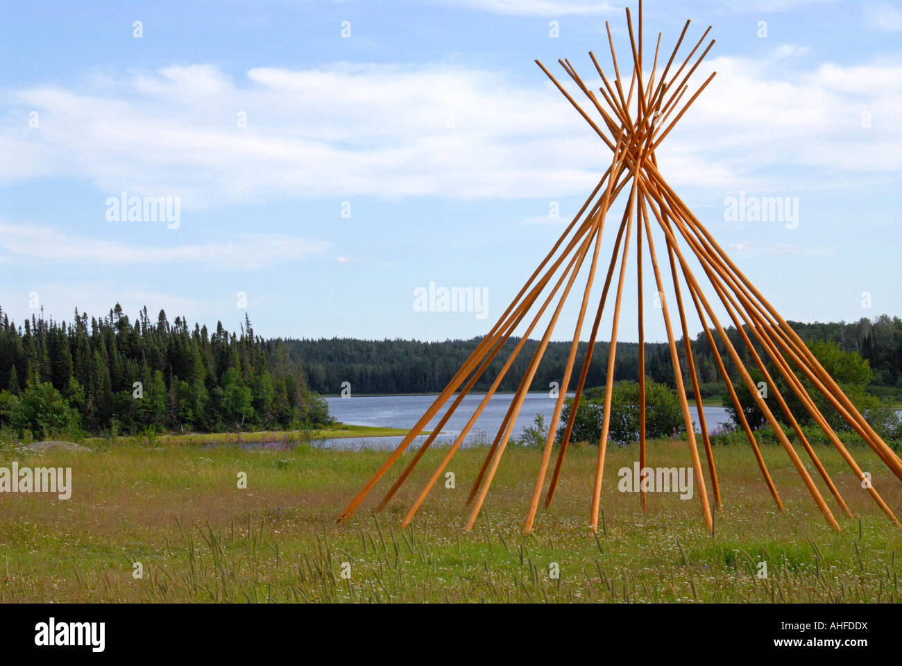 Habitat Structure of a traditional native tipi Waswanipi reservation ...