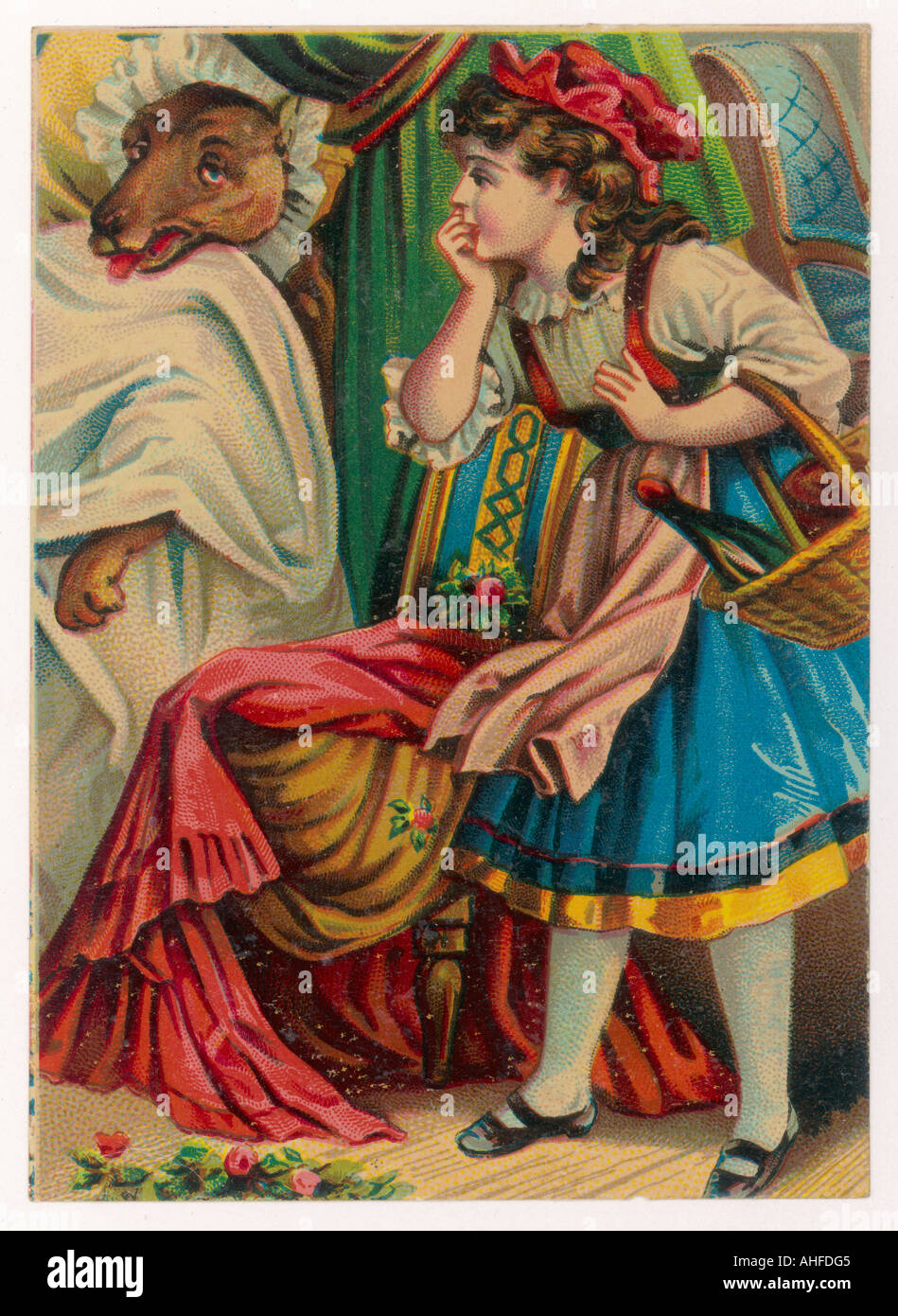 Red Riding Hood Woof Stock Photo - Alamy
