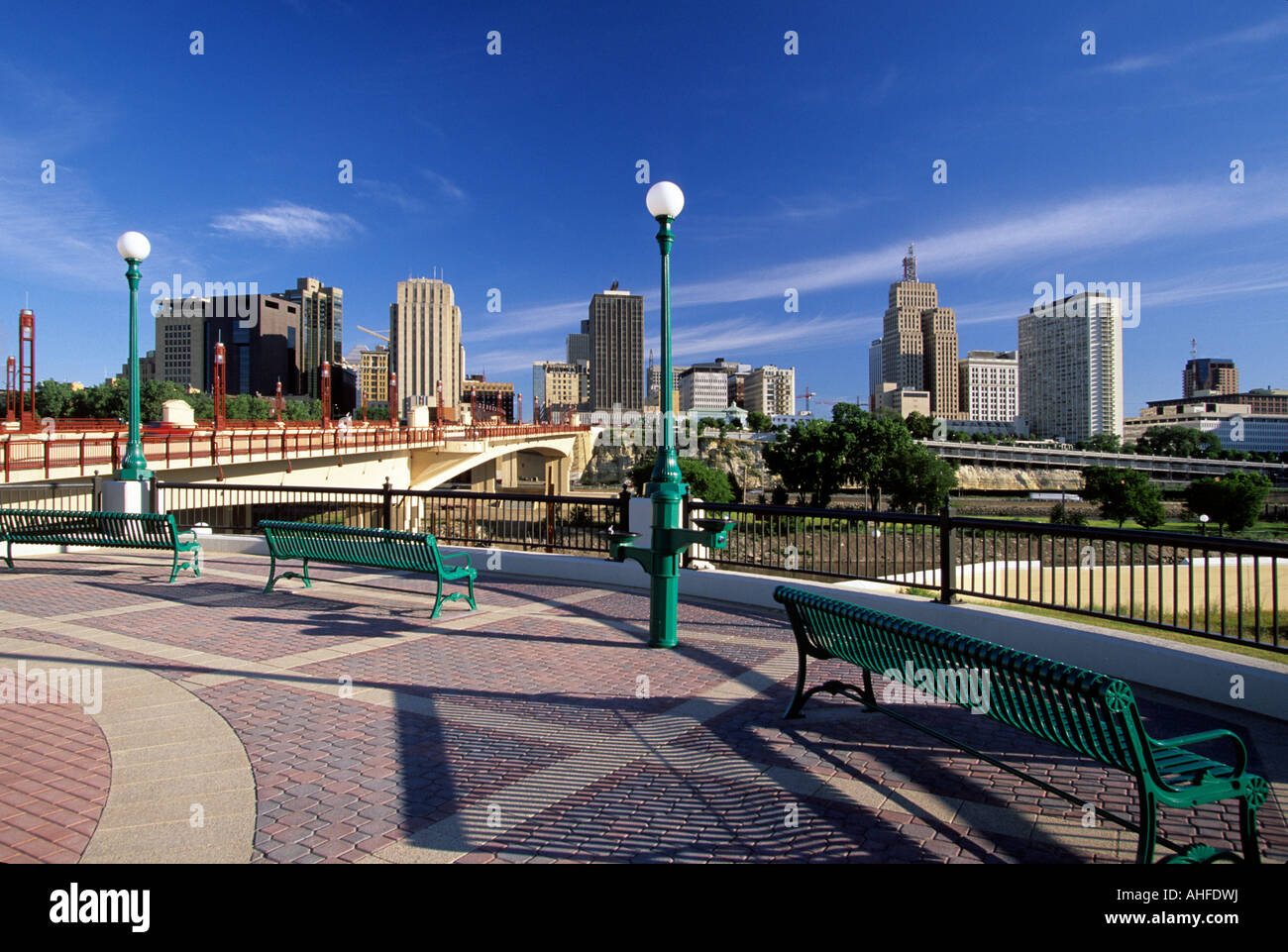 MISSISSIPPI RIVERFRONT PEDESTRIAN WALKWAY, WABASHA STREET BRIDGE AND ...