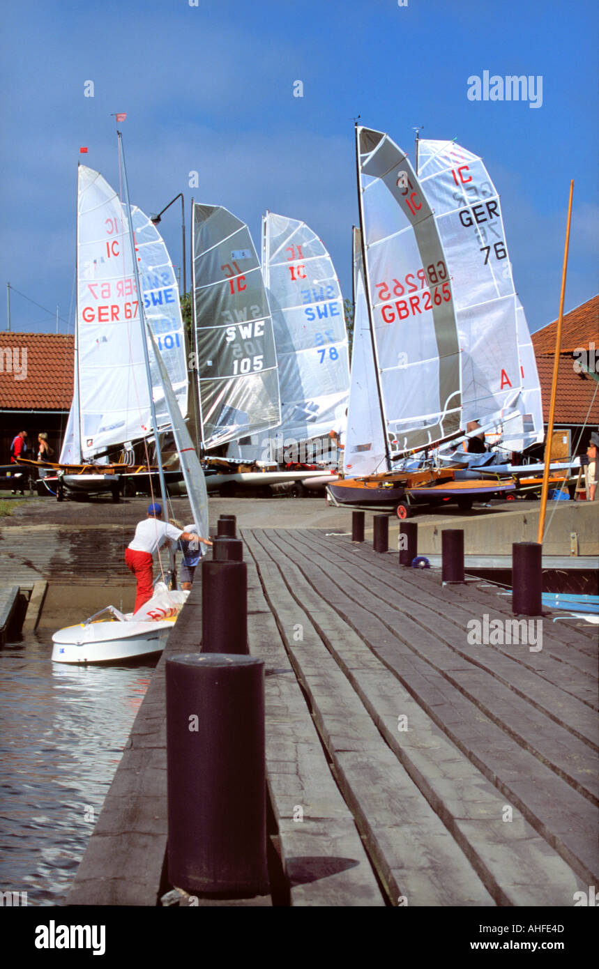 Getting ready for sail race Gothenburg Sweden Stock Photo - Alamy