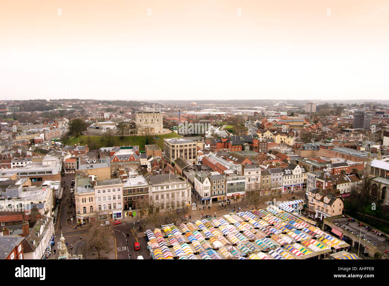 Norwich aerial hi-res stock photography and images - Alamy