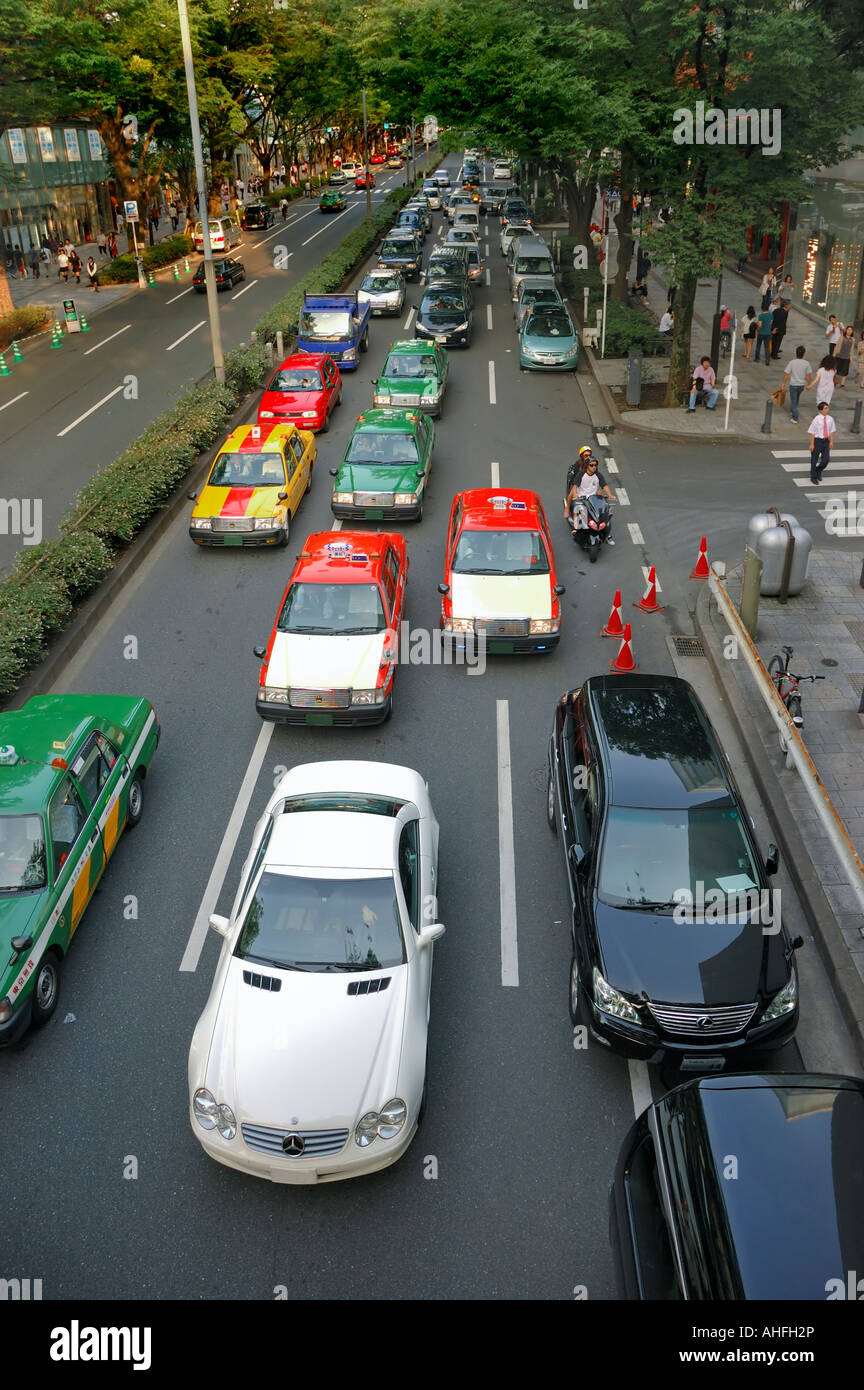 Japaneses taxi Tokyo Kanto area Japan Stock Photo - Alamy