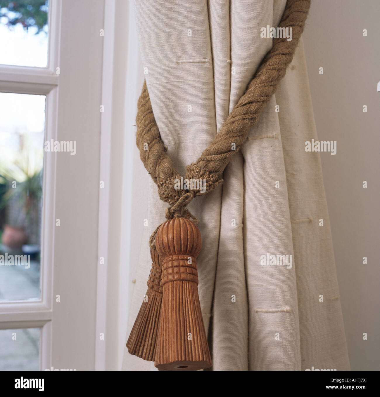Tie back rope hi-res stock photography and images - Alamy