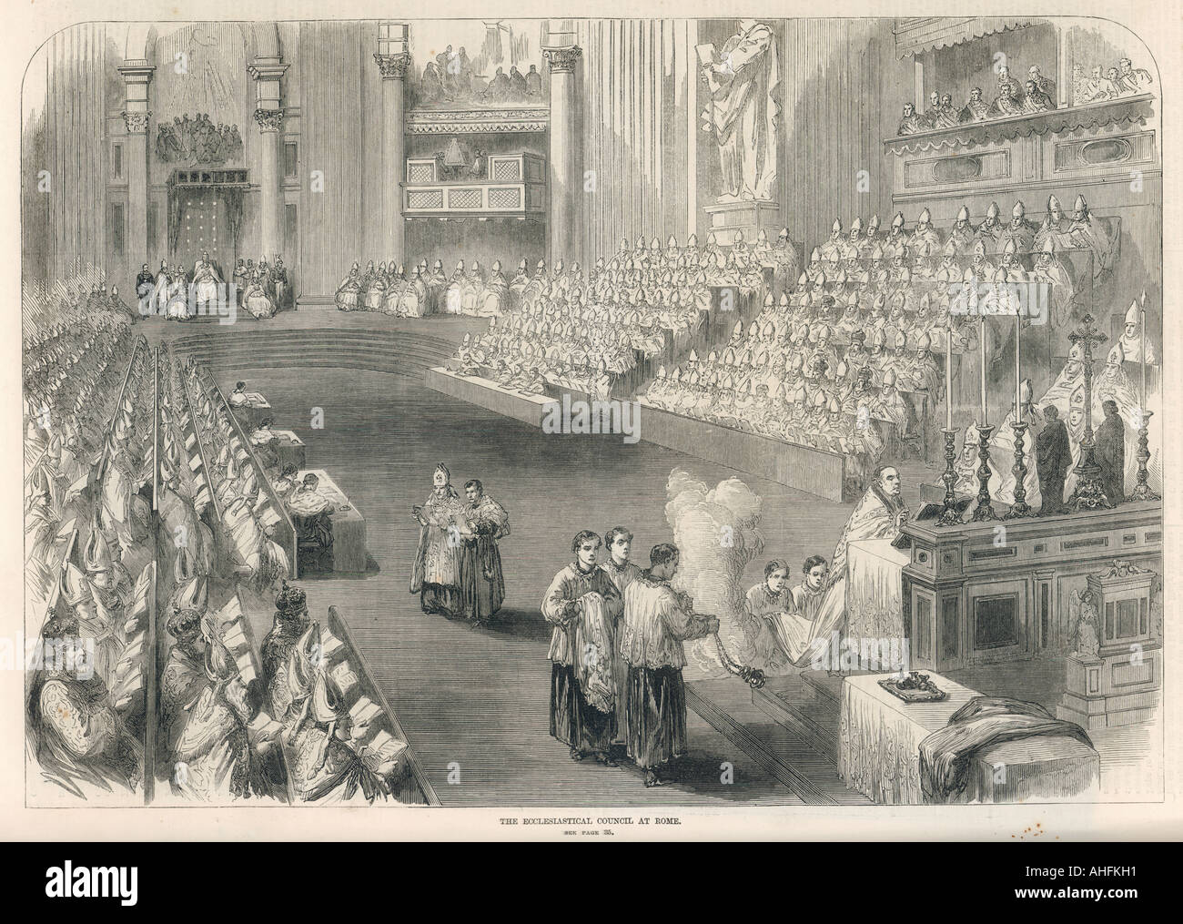 Ecclesiastical rome hi-res stock photography and images - Alamy