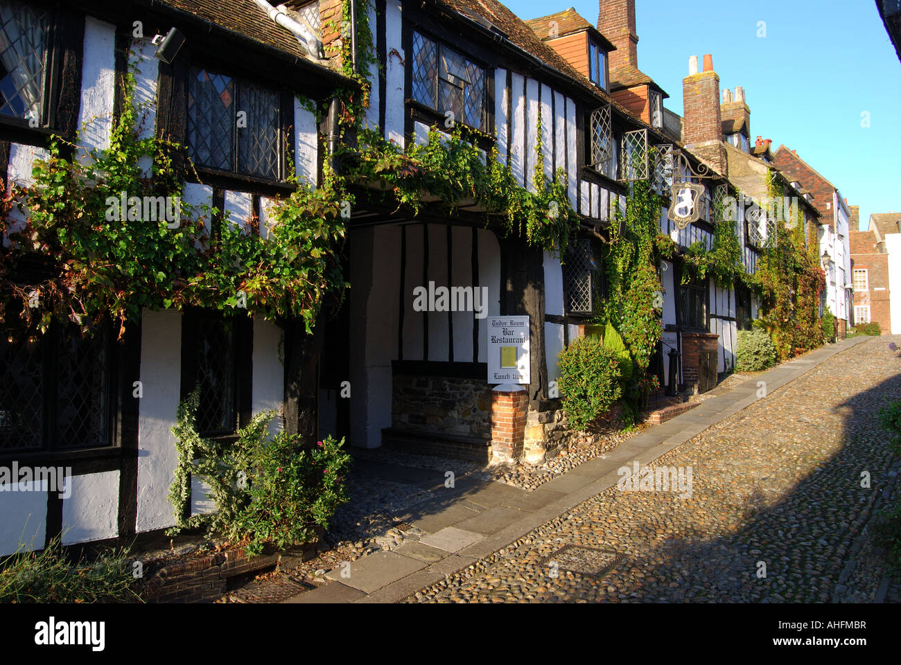 12th century The Mermaid Inn, Mermaid Street, Rye, East Sussex, England ...