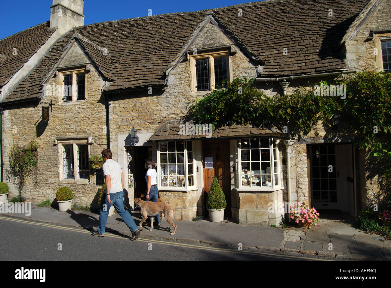 Main Street, Castle Combe, Wiltshire, England, United Kingdom Stock ...