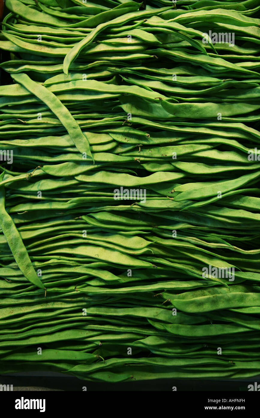 green bean beans vegetable healthy organic food Stock Photo - Alamy