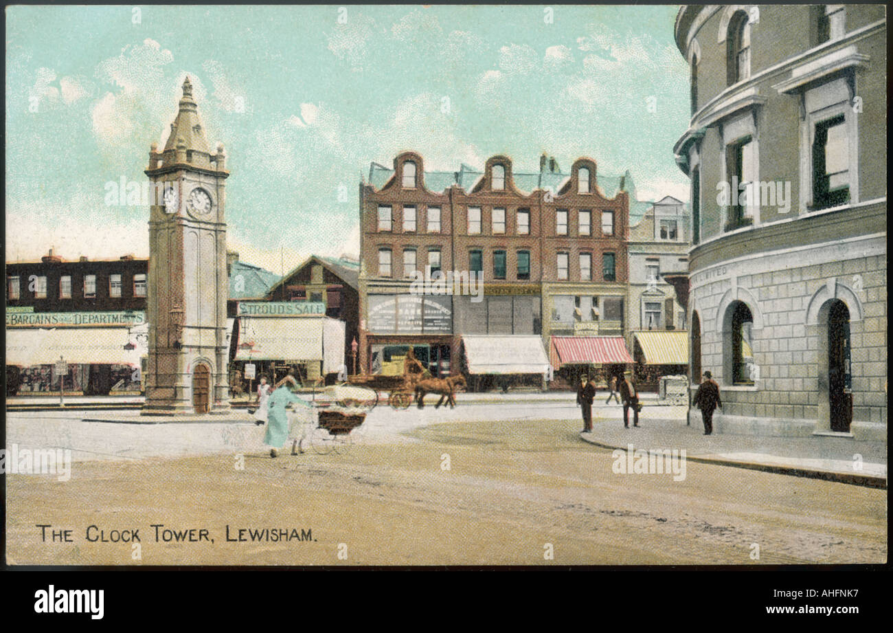 Lewisham Clock Tower Stock Photo - Alamy