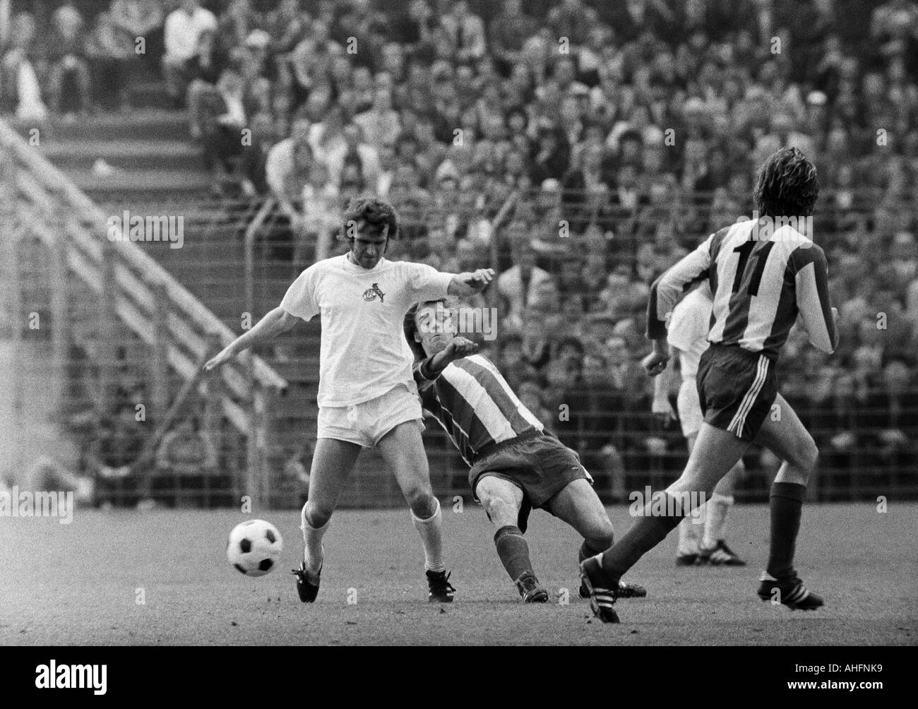 football, Bundesliga, 1971/1972, Stadium Radrennbahn near the ...