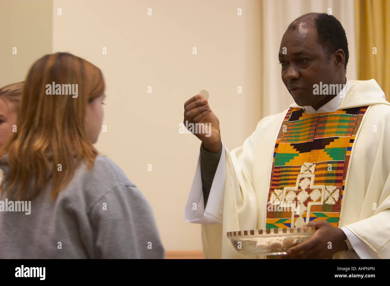Catholic priest consecration hi-res stock photography and images - Alamy