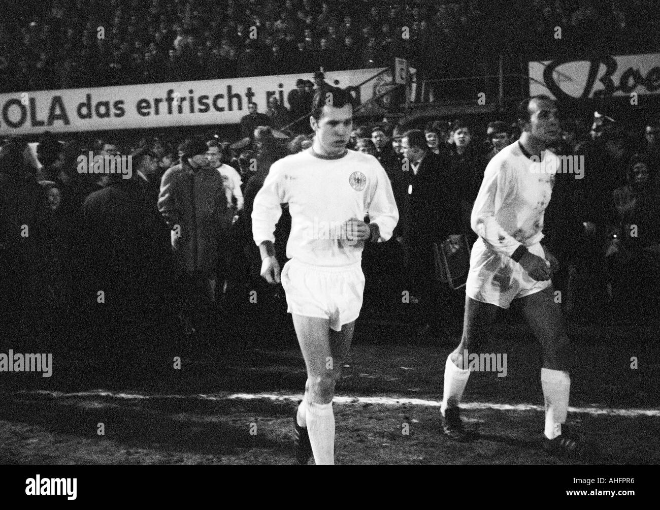 football, test match of the German national team, 1968, Stadium an der ...
