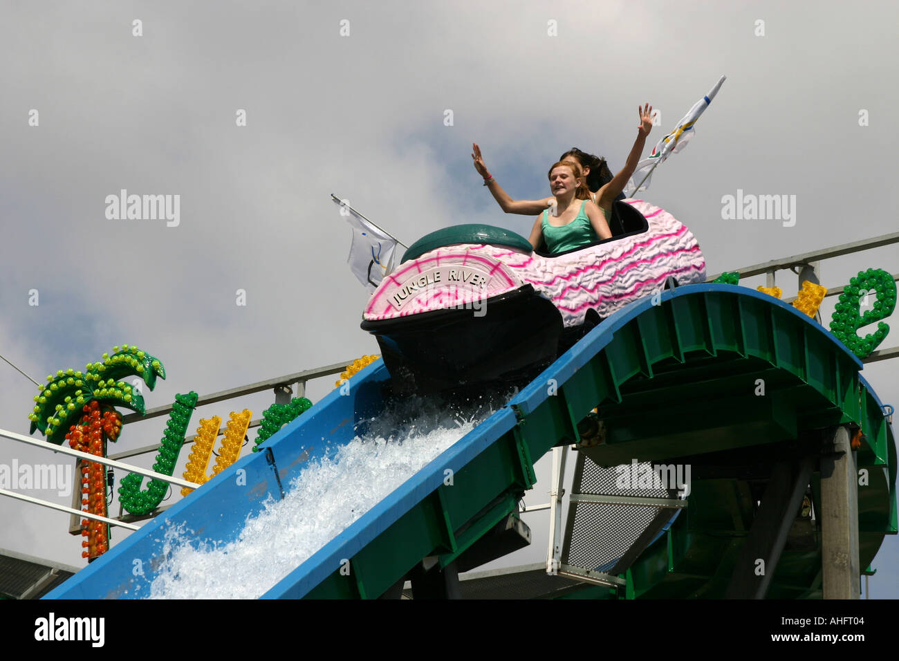 Amusement ride shout hi-res stock photography and images - Alamy