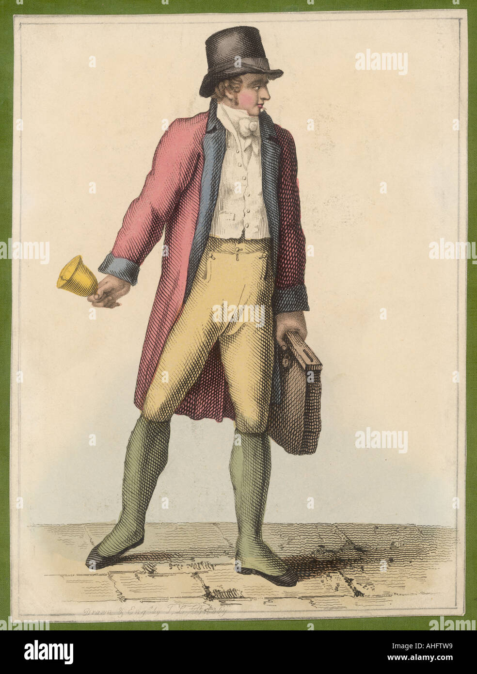 Postman Early C19 Stock Photo - Alamy